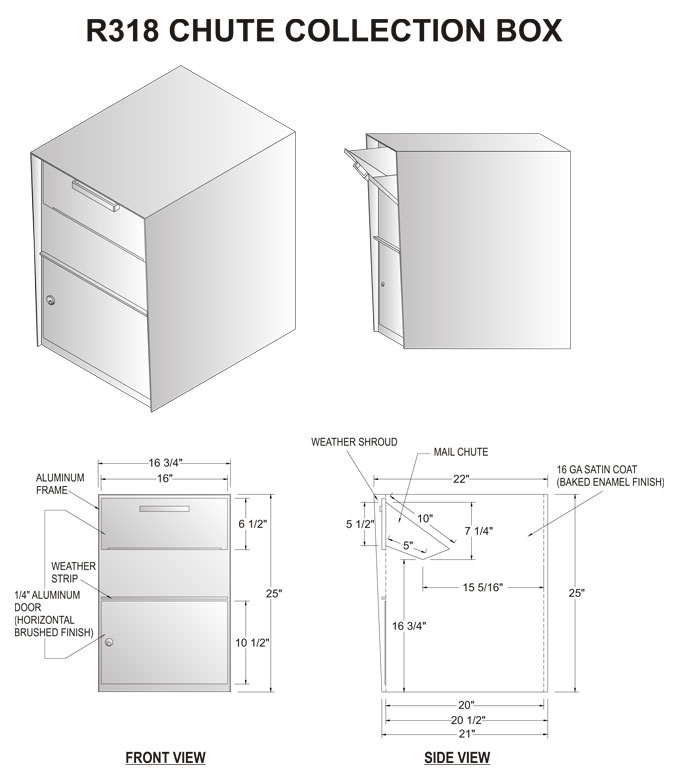 Chute Collection Box - R318